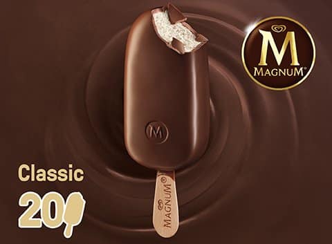 Magnum Classique / Almond / White - The Spin Leisure park